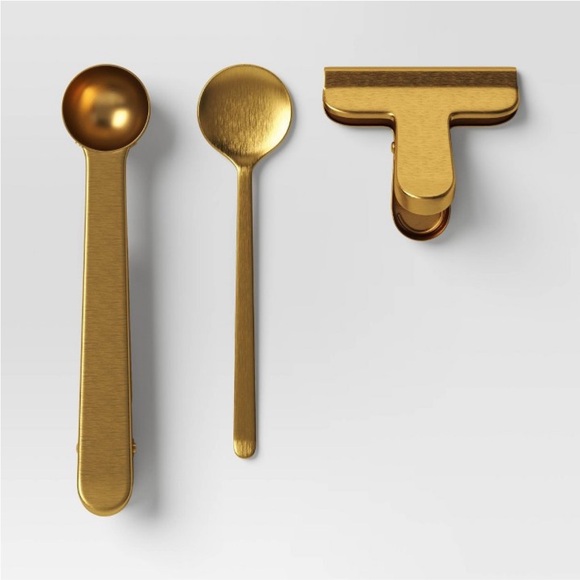 Threshold | Kitchen | Threshold Nwt 3pc Scoop Stir Spoon And Clip Set ...